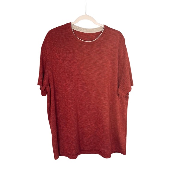 Van Heusen | Shirts | Burnt Orange Rust Mens Tshirt Layered Look Xxl ...